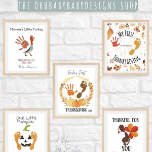 Happy Fall Y'all Hand Print Craft/ Hand Print Keepsake/ DIY Fall Craft ...
