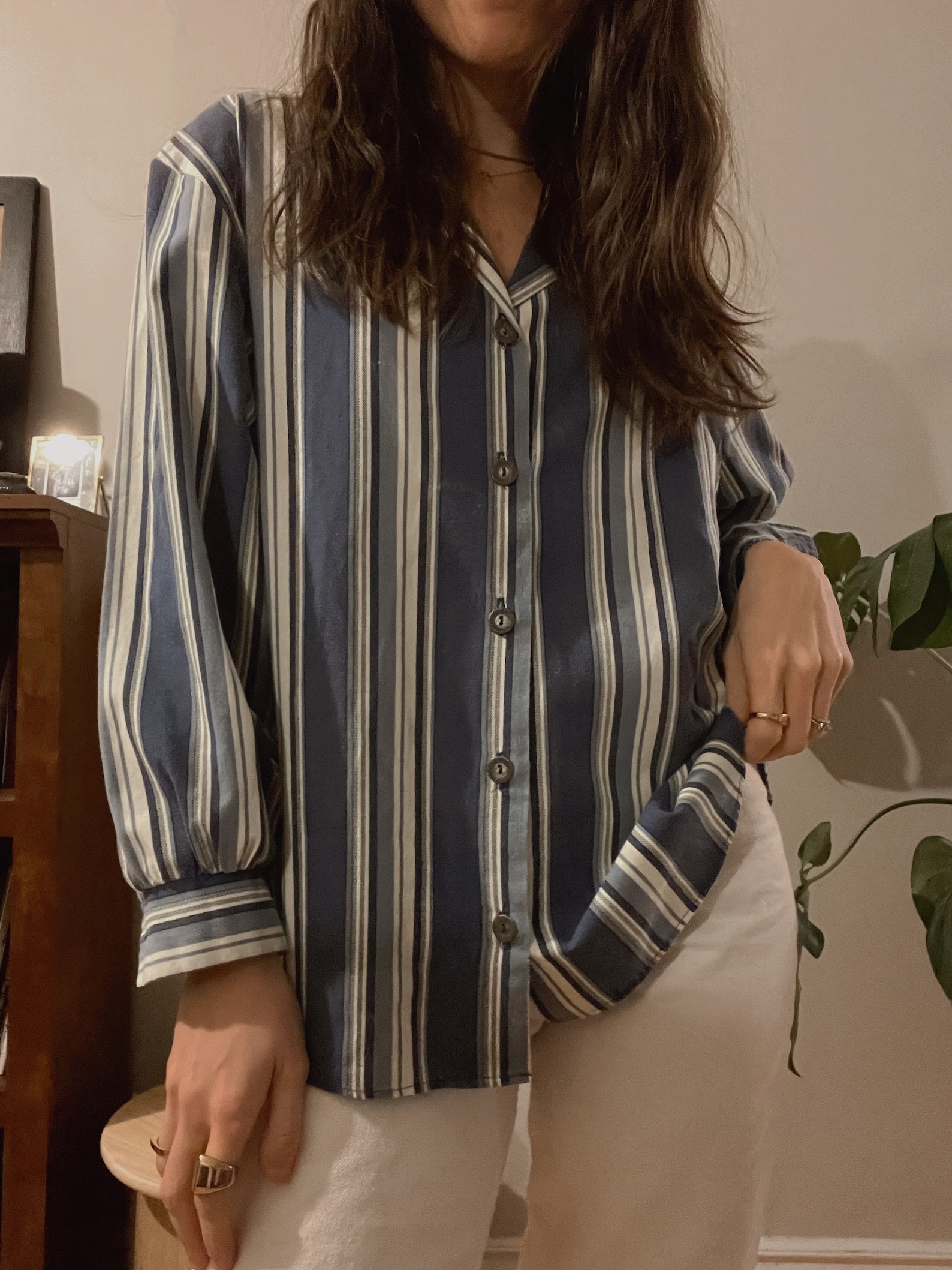 Vintage Stripped Button Up - Etsy