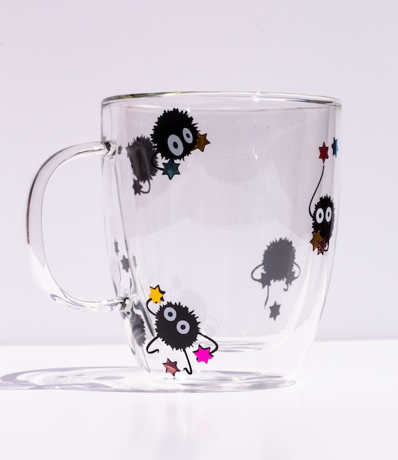 Anime Double Walled 12oz Coffee Mug Hot or Cold Drink Soot - Etsy