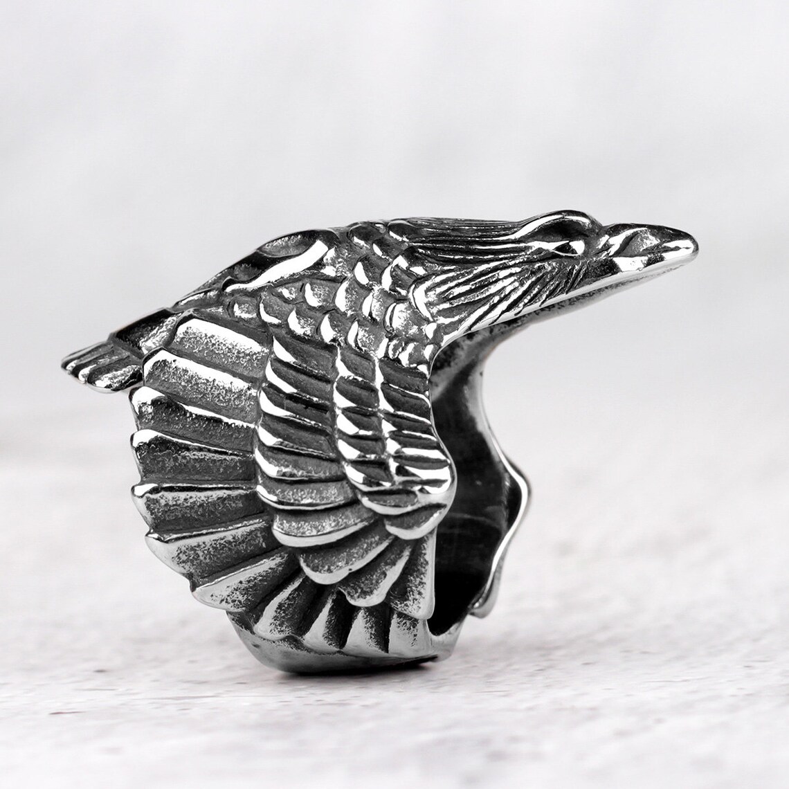 Viking Crow Stainless Steel Ring Men and Women Ring Jewelry - Etsy
