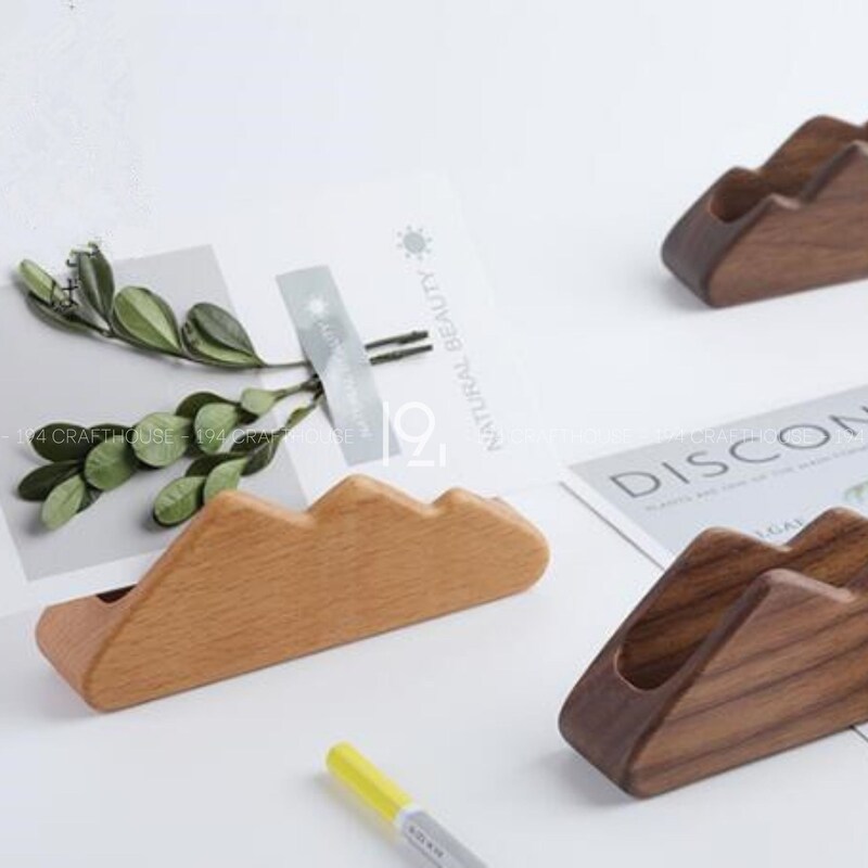 Wood Card Holder - Etsy