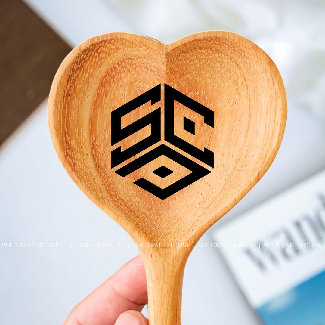 Custom Engraved Logo on Wood Spoon, Personalized Gift for Company Boss ...