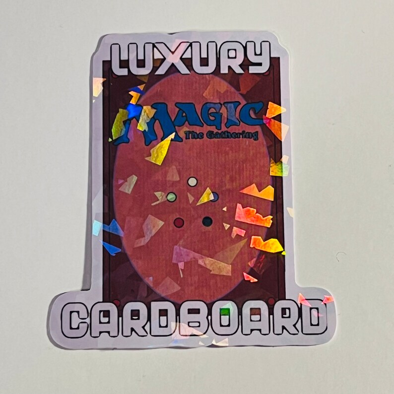 Luxury Cardboard MTG Sticker - Etsy