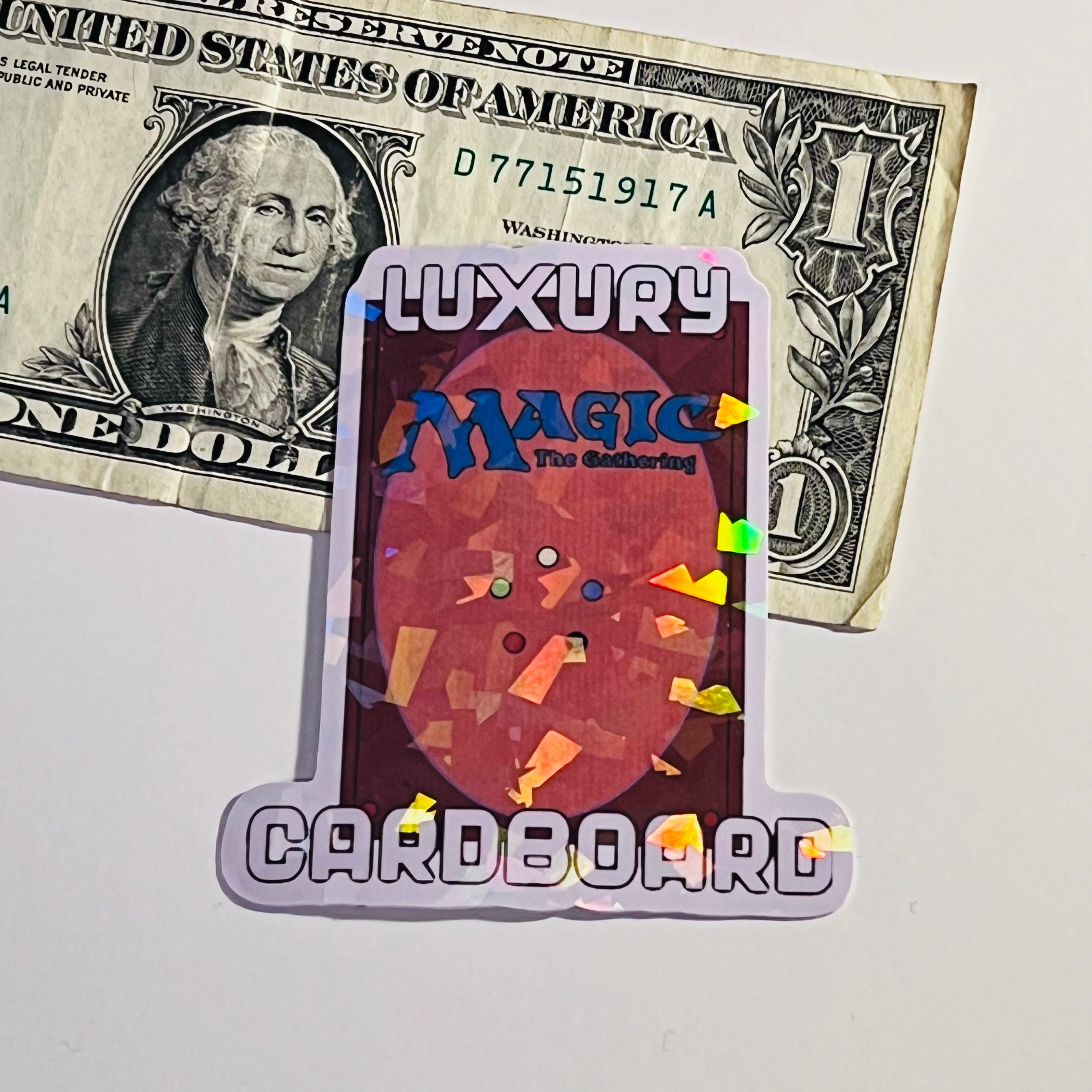 Luxury Cardboard MTG Sticker - Etsy