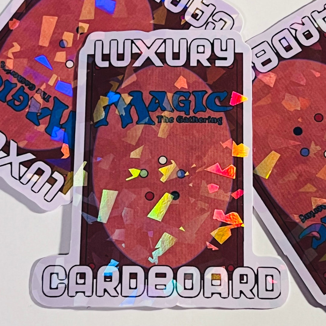 Luxury Cardboard MTG Sticker - Etsy