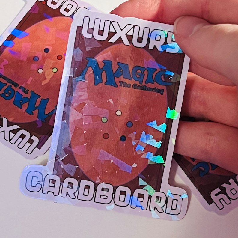 Luxury Cardboard MTG Sticker - Etsy