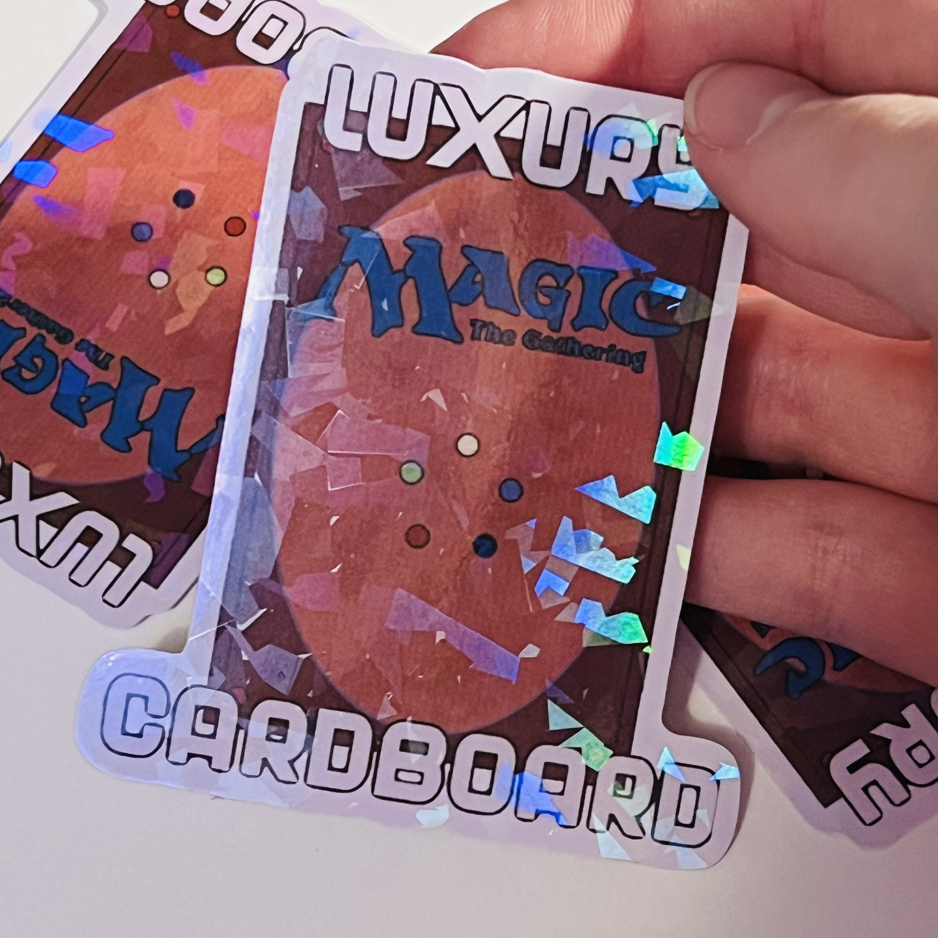Luxury Cardboard MTG Sticker - Etsy