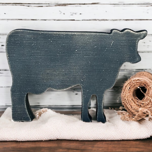 Primitive Cow - Etsy
