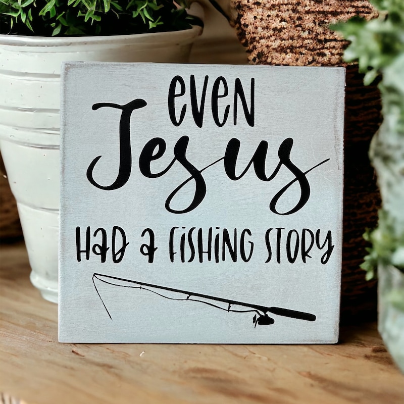 Religious Fishing Signs - Etsy