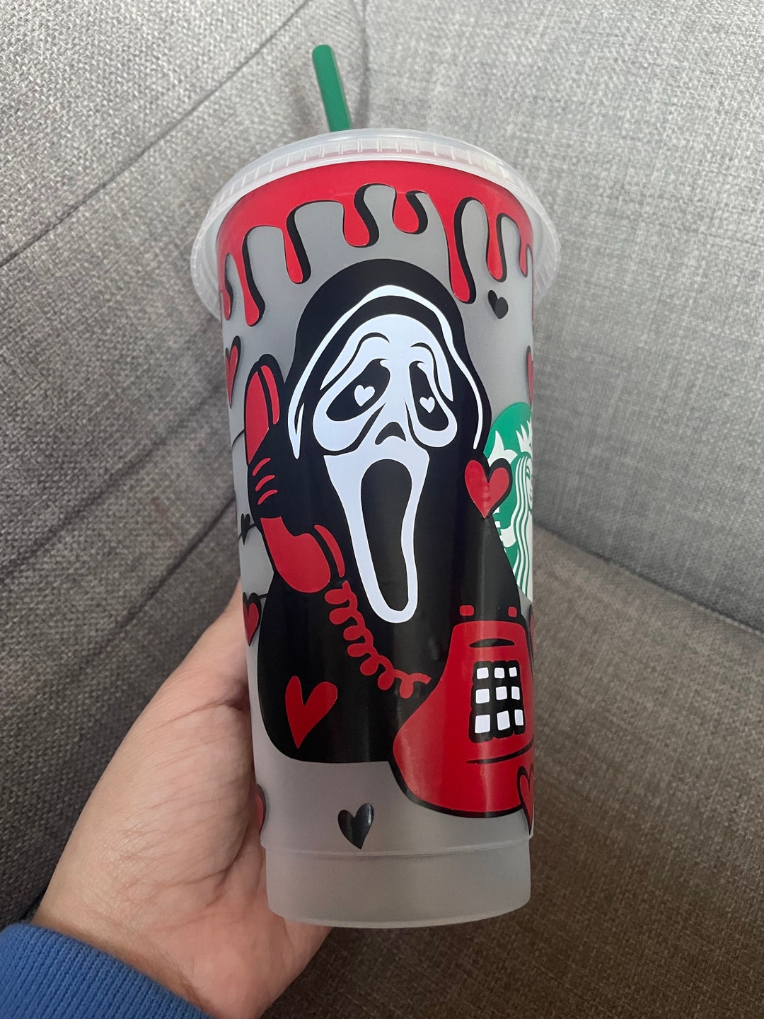 Scream Starbucks Theme Cold Cup. - Etsy