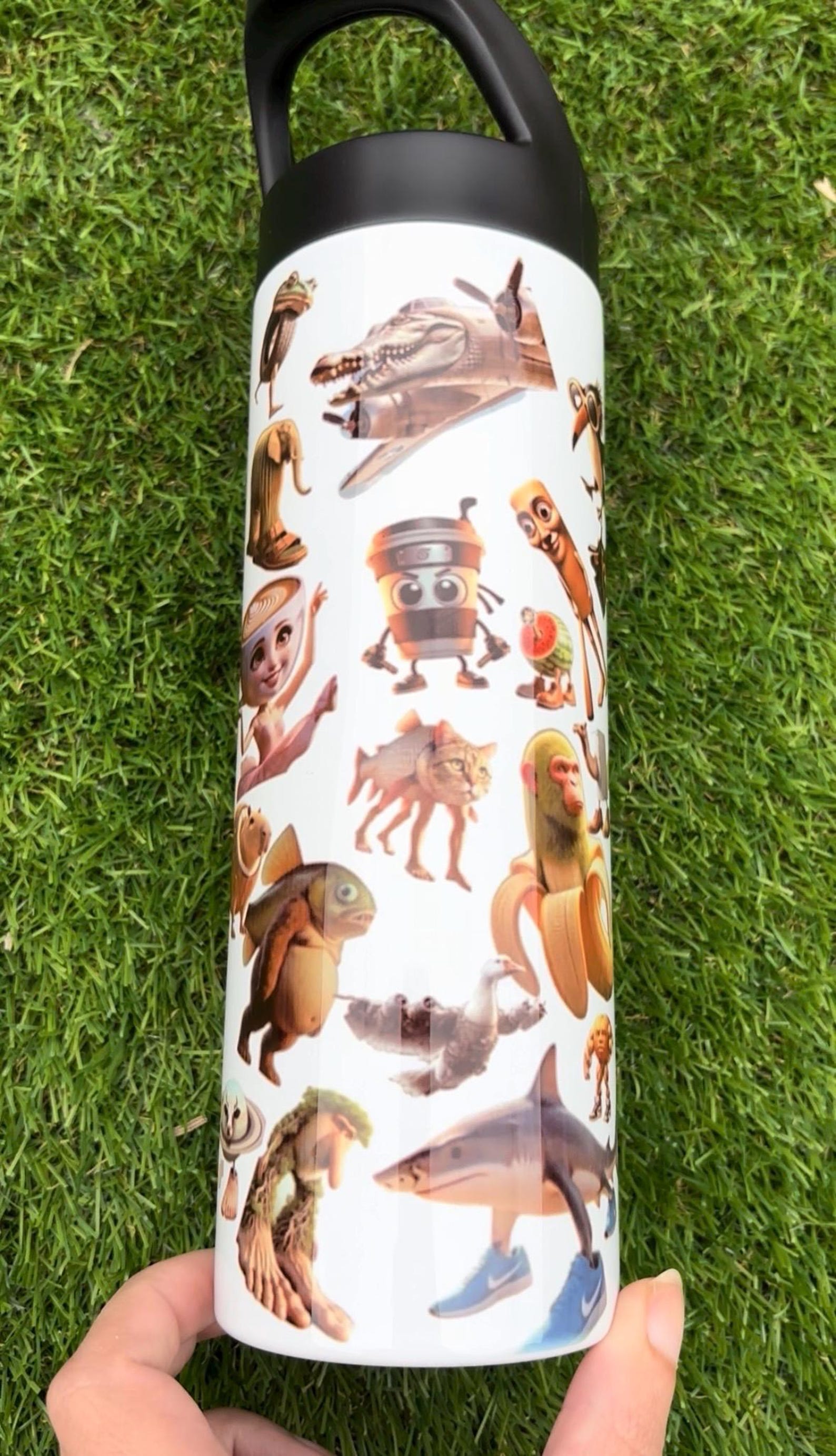 Italian Brainrot Theme Water Bottle - Etsy