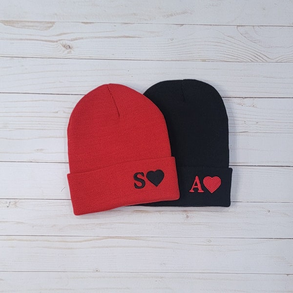 Heart Beanie - Etsy