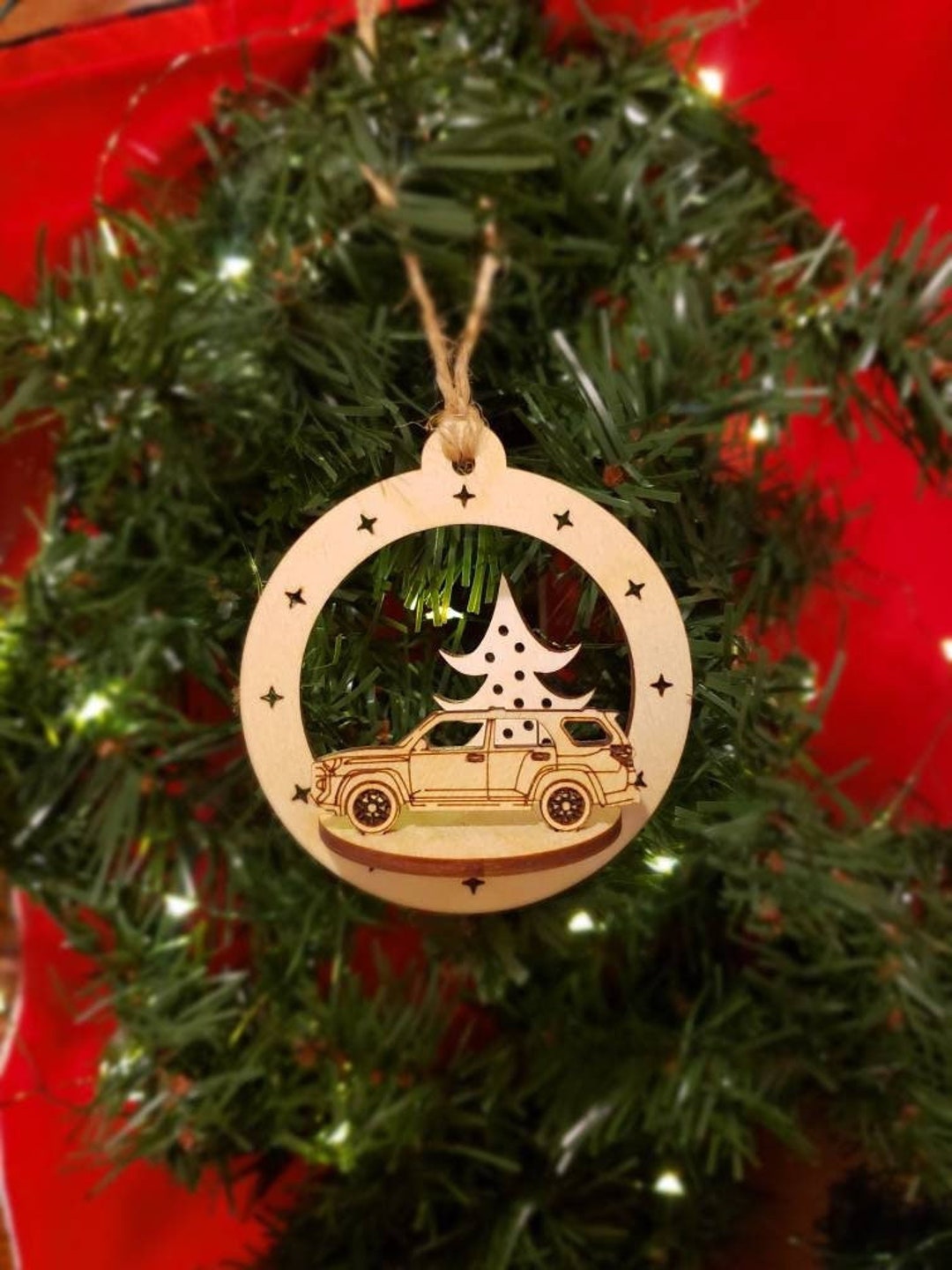 4runner Christmas Ornament, 4runner Christmas Laser Ornament, Runner ...