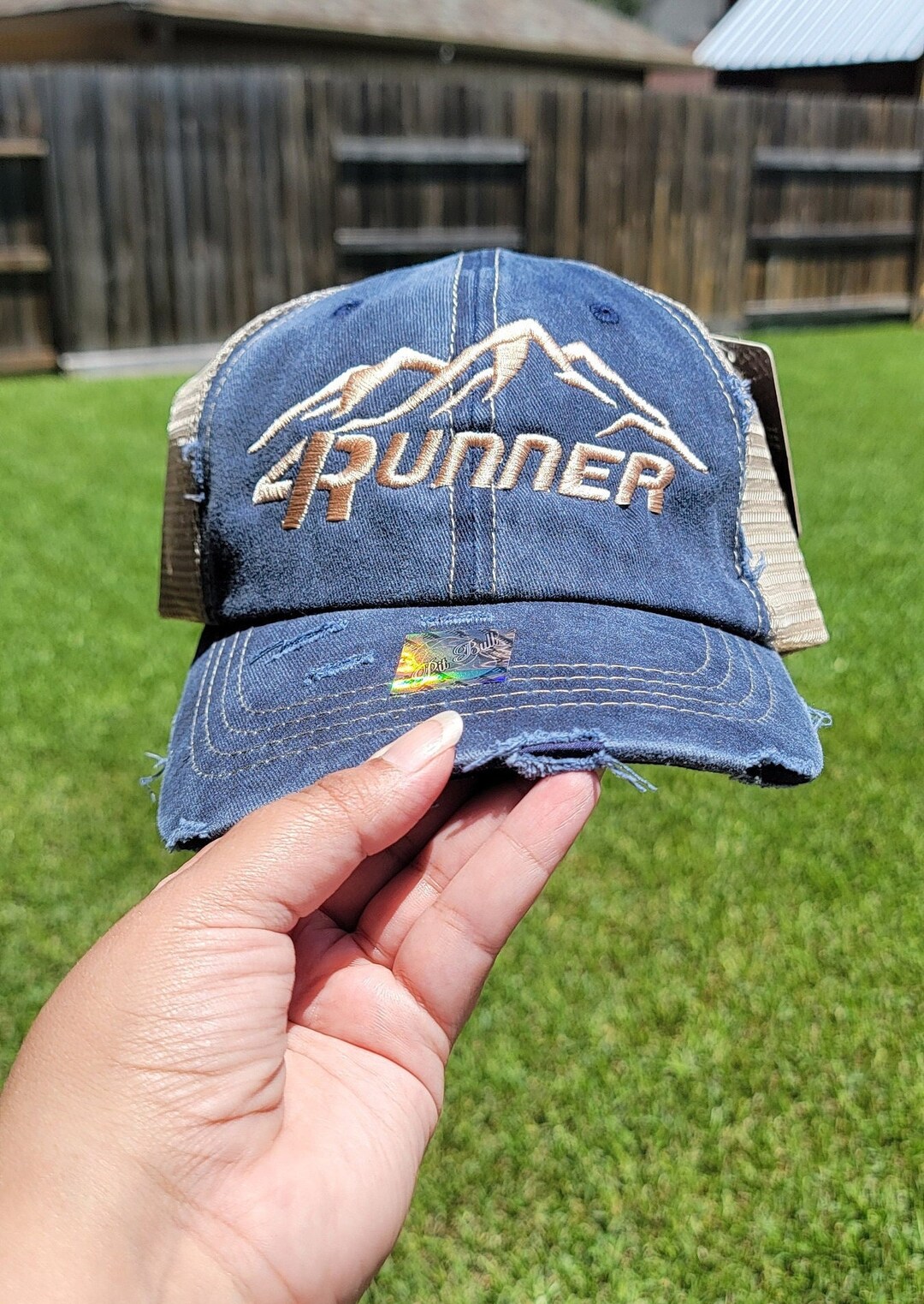 4runner Mountain Distress Embroidery Cap, 4runner Mountain Distress Hat ...