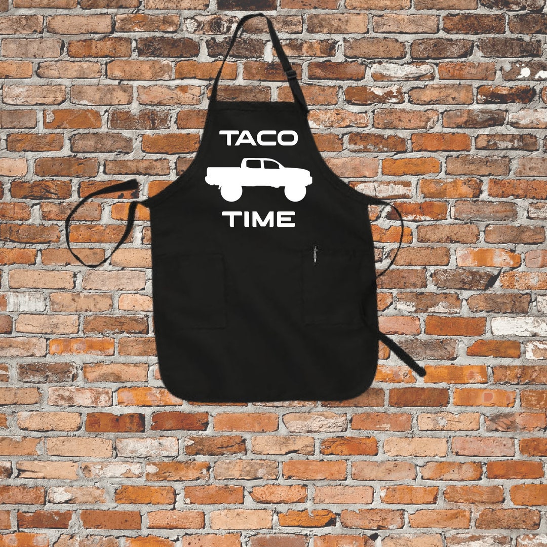 Taco Time Apron, Inspired by Tacoma Taco Time Apron - Etsy