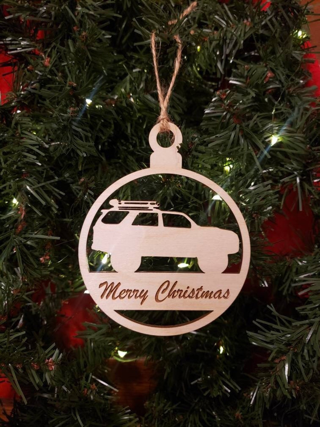 4runner Christmas Ornament, Runner 5th Generation Ornament, Laser Cut ...