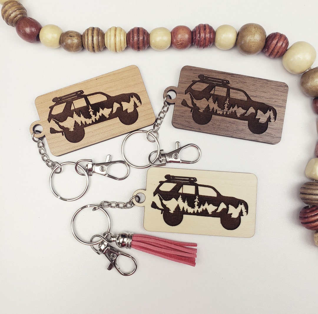 4runner Outdoors Keychains, 4 Runner Outdoors Wooden Keychain, 4 Runner ...