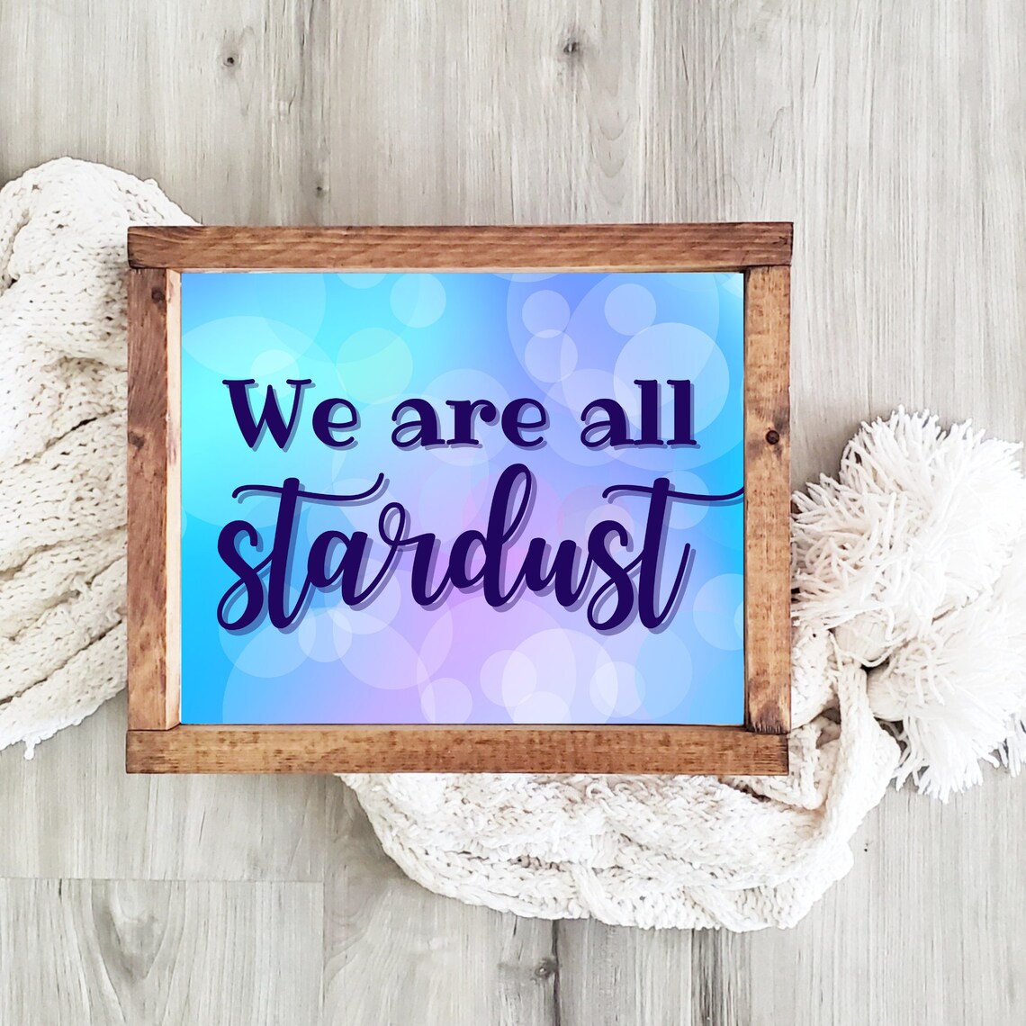 We Are All Stardust Printable Quote Wall Art | Digital Print ...