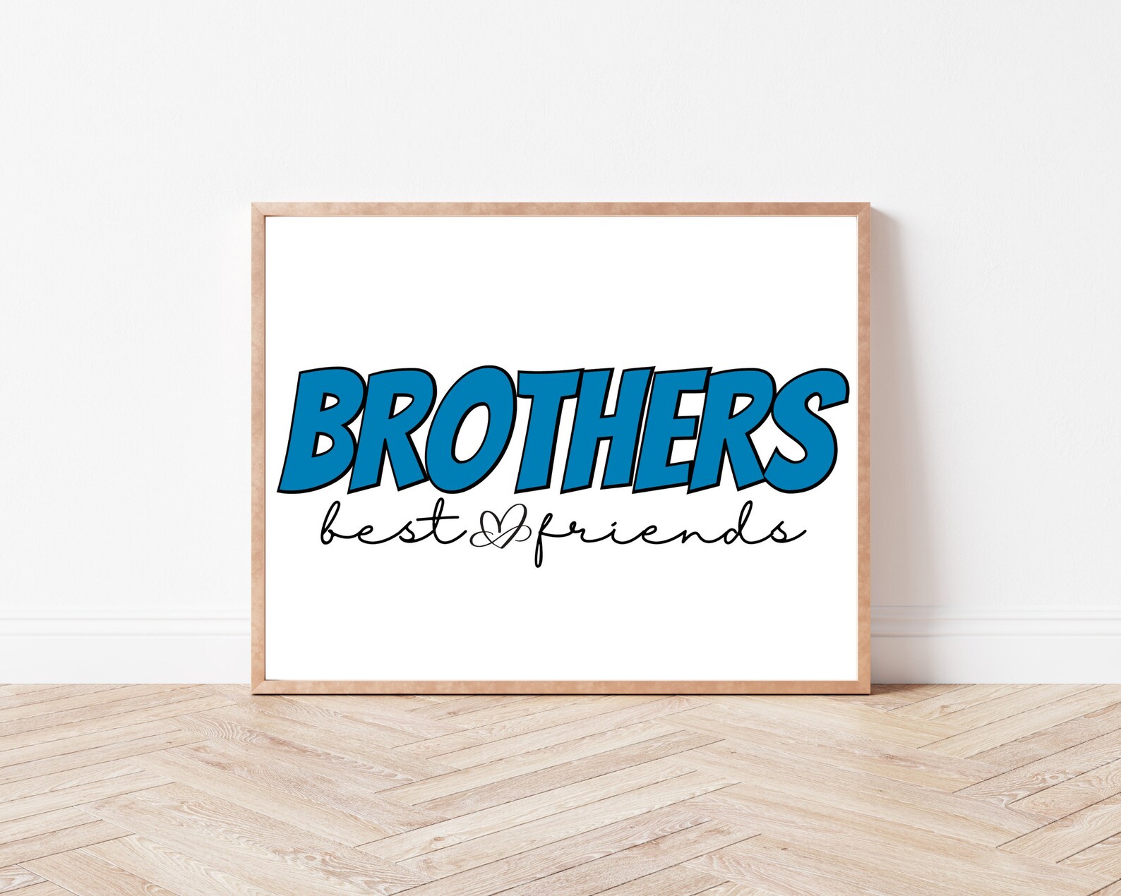 Brothers Best Friends Wall Art | Digital Print | Inspiring Home ...