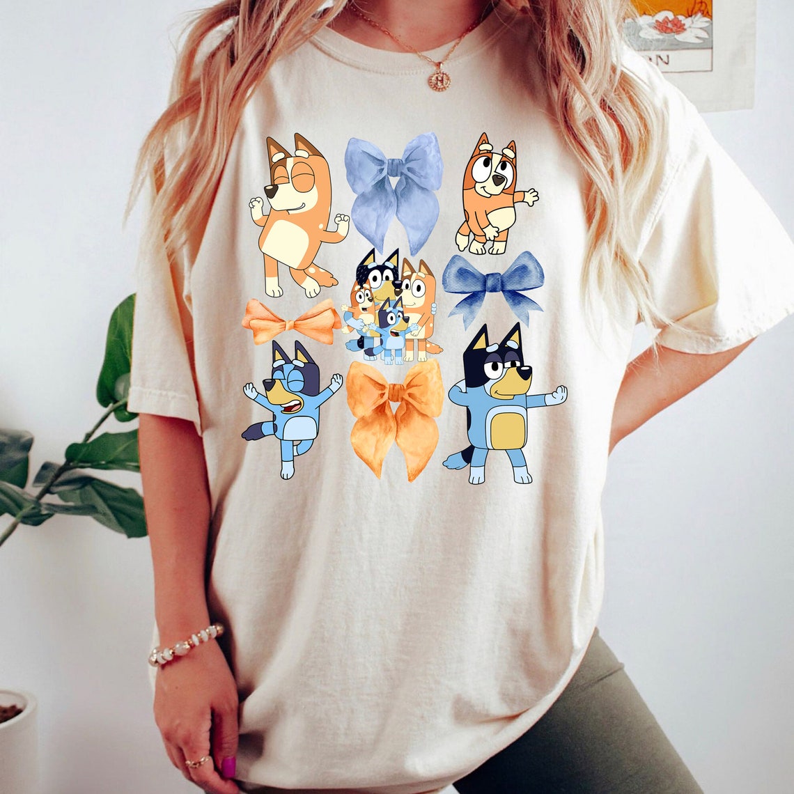 Bluey Family Coquette Png, Bluey and Bingo SVG, Bluey Birthday Shirt ...