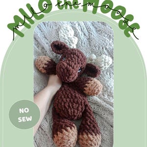 MILO/MAEVE Crochet Moose Pattern - Etsy