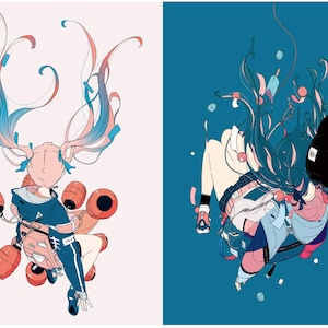 Daisuke Richard USHIMITSUDOKI - Japanese Art Book Illustration - Etsy