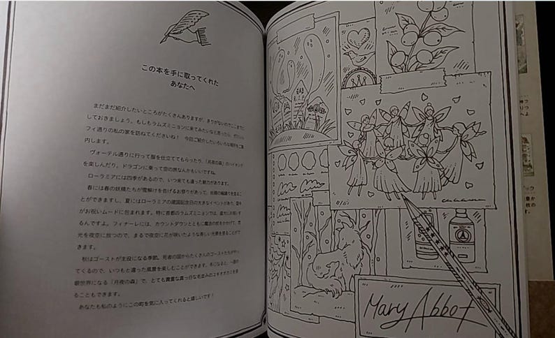 Eriy Lauramia Magical Country Coloring Book by Eriy - Japanese Coloring ...