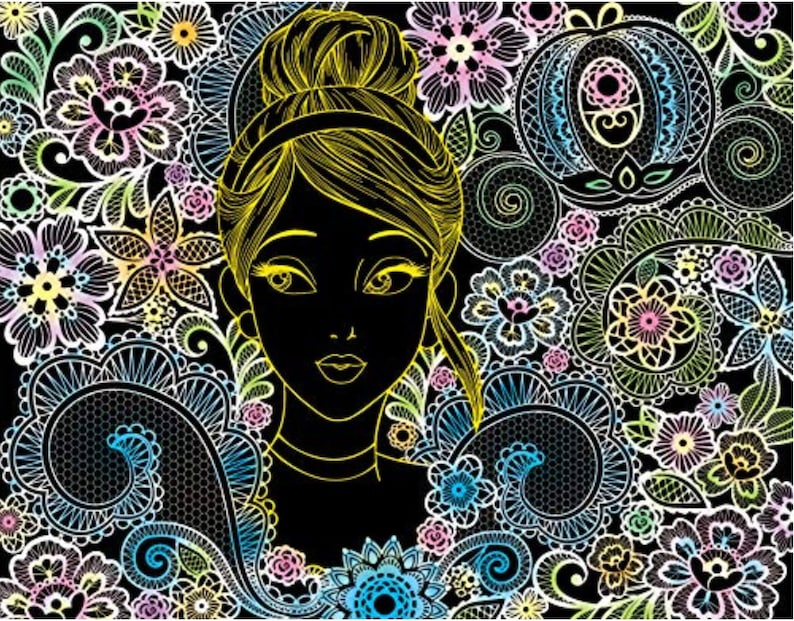 Disney Princess With VILLAINS Japanese Scratch | Etsy