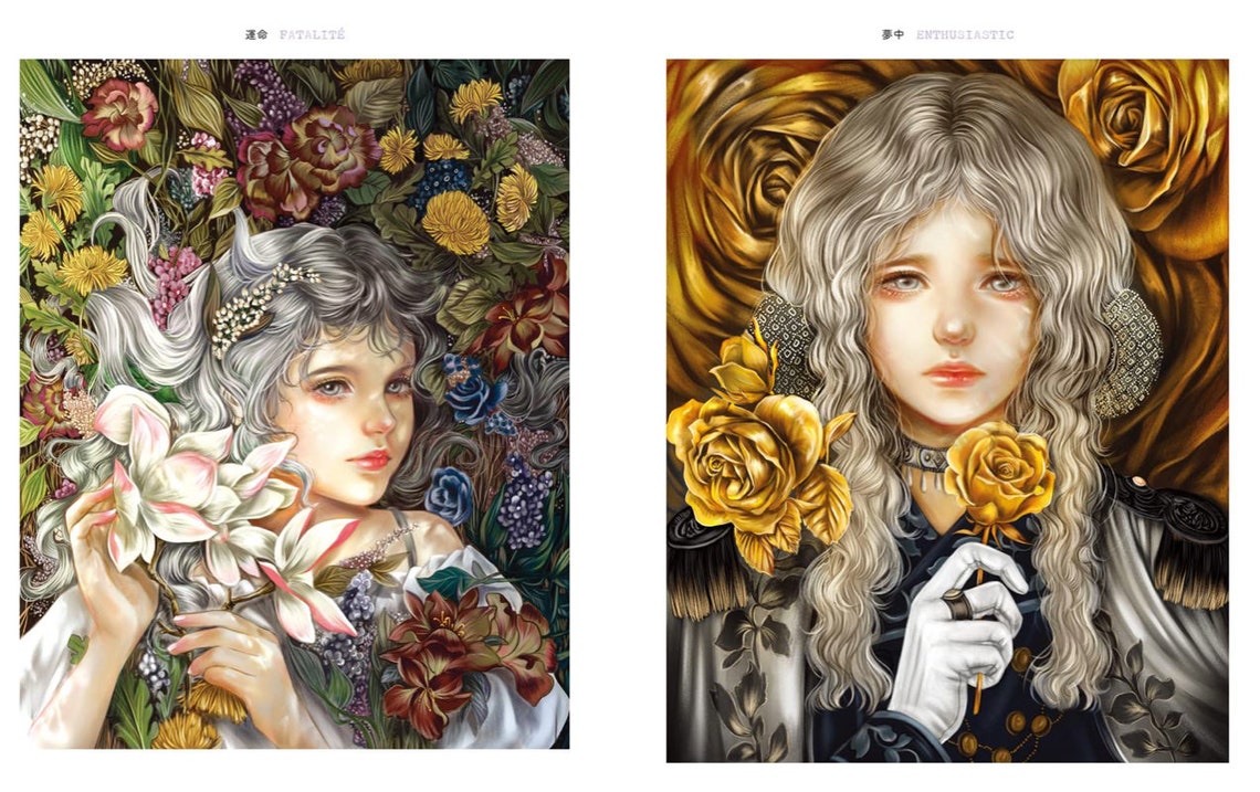 NEW Mirage Coloring Book MOMOGIRL Japanese Coloring Book - Etsy