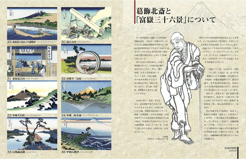 Katsushika Hokusai Ukiyoe Japanese Coloring - Etsy