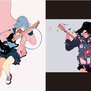 Daisuke Richard USHIMITSUDOKI - Japanese Art Book Illustration - Etsy