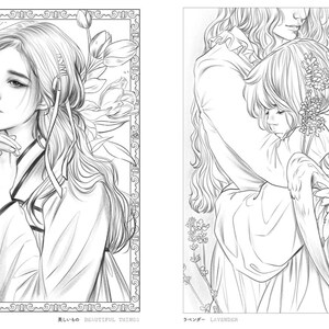 NEW ! Mirage Coloring Book MOMOGIRL - Japanese Coloring Book ...