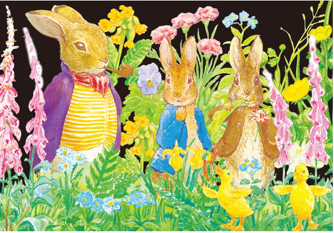 Peter Rabbit English Garden Healing Scratch Art for Adults - Etsy