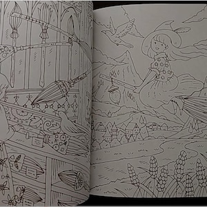Eriy Lauramia Magical Country Coloring Book by Eriy - Japanese Coloring ...