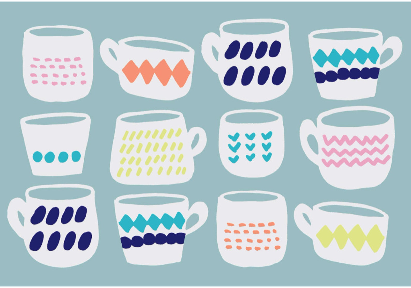 Eri Shimazuka Scandinavian Time Postcard Healing Scratch Art - Etsy