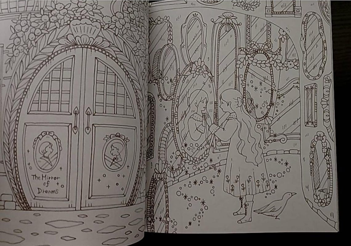 Eriy Lauramia Magical Country Coloring Book by Eriy - Japanese Coloring ...