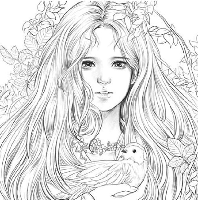 M.O.M.O.G.I.R.L. Girls With Music Korean Coloring Book Vol. - Etsy