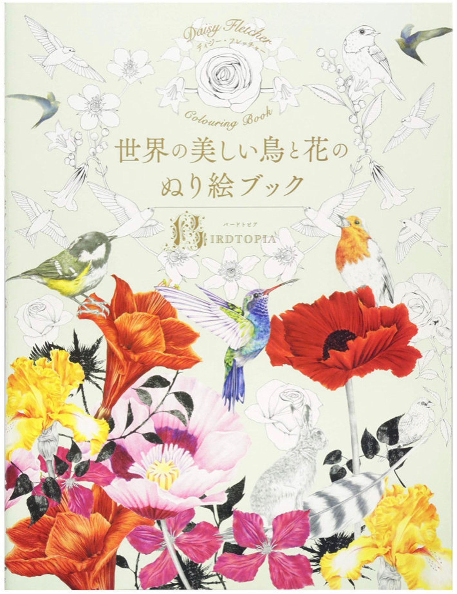 Daisy Fletcher Birtopia World's Beautiful Birds and Flowers Coloring ...