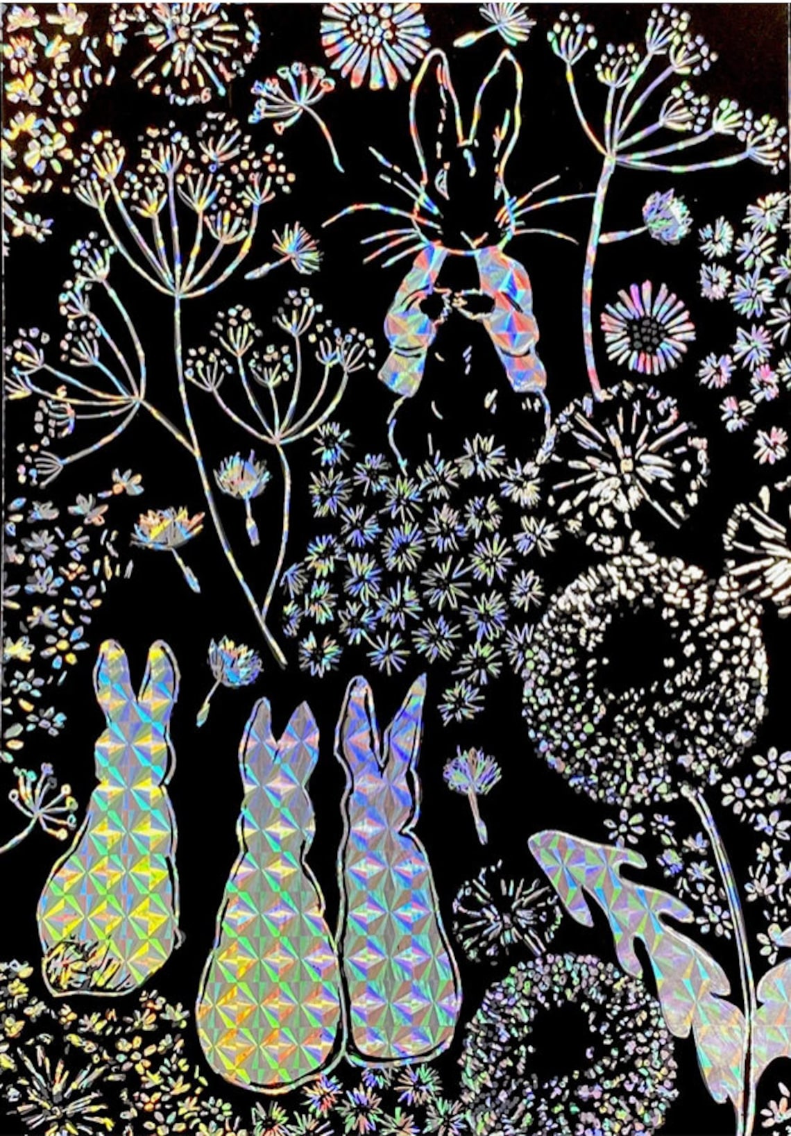 Peter Rabbit English Garden Healing Scratch Art for Adults - Etsy