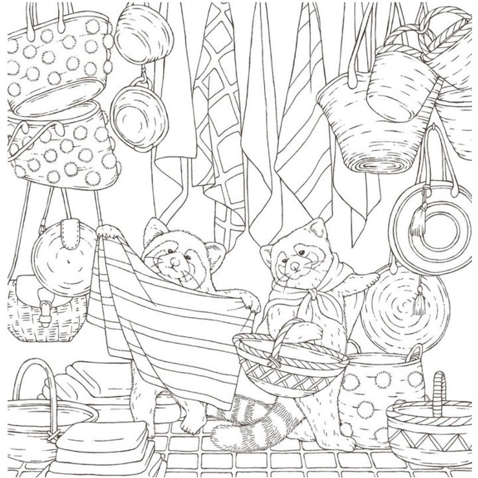 Symphony of Cute Animals Japanese Coloring Book by Kanoko - Etsy Australia