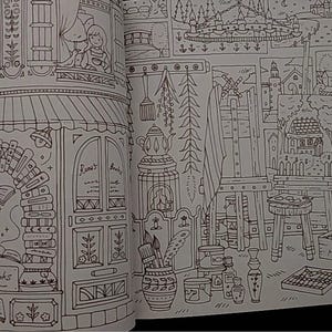 Eriy Lauramia Magical Country Coloring Book by Eriy - Japanese Coloring ...