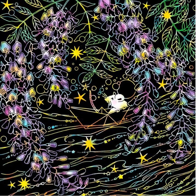 Shinobu Ohashi's Fantasy Scratch Art Japanese Scratch - Etsy