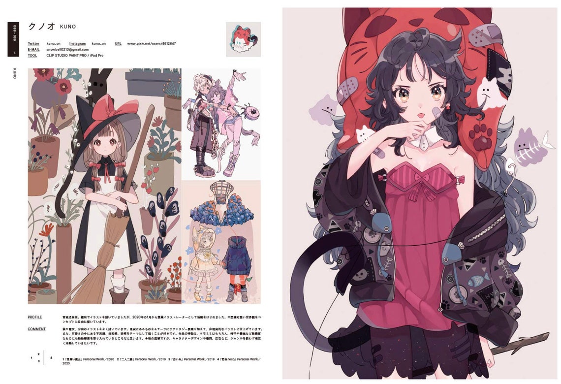 NEW ILLUSTRATION 2021 Japanese Art Book Illustration - Etsy