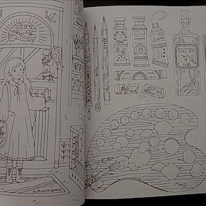 Eriy Lauramia Magical Country Coloring Book by Eriy - Japanese Coloring ...