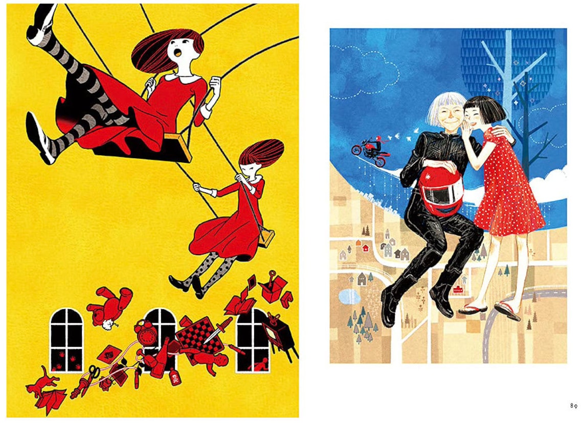 Tanji Yoko Artworks Japanese Art Book Illustration | Etsy