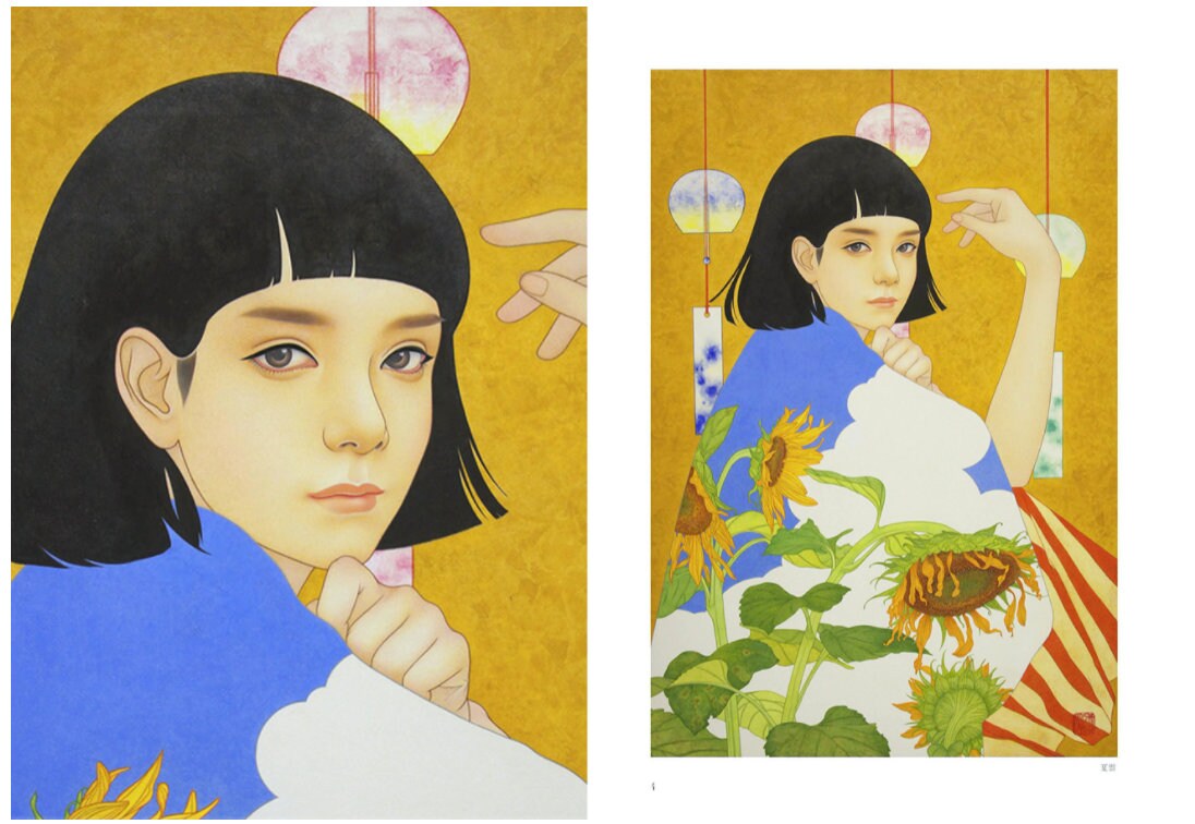 Arisa Nakahara Art Book so to Speak Flowers Japanese Art - Etsy