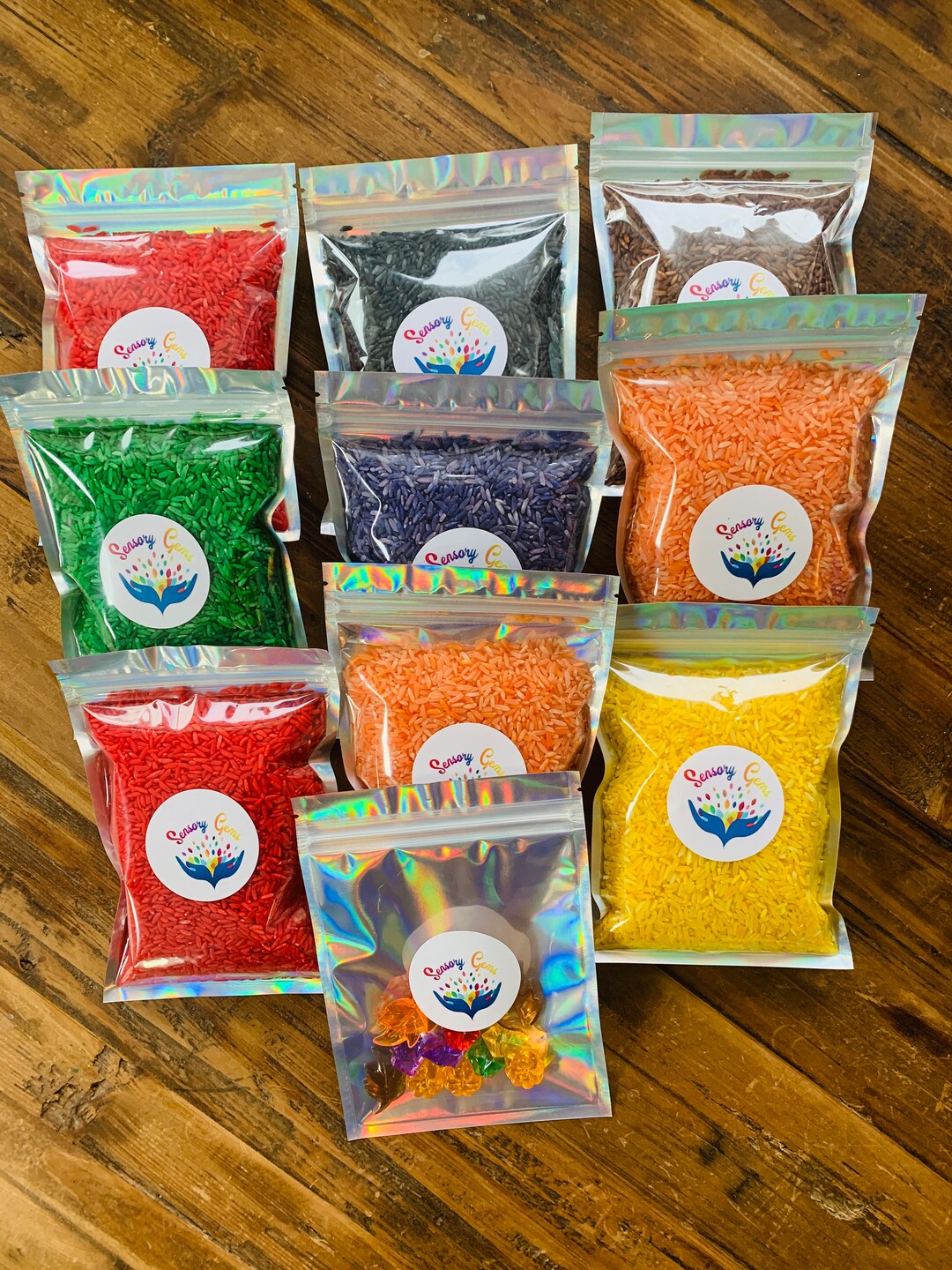 Rice Filler Sensory Bin Filler Sensory Bin Rice Colored - Etsy