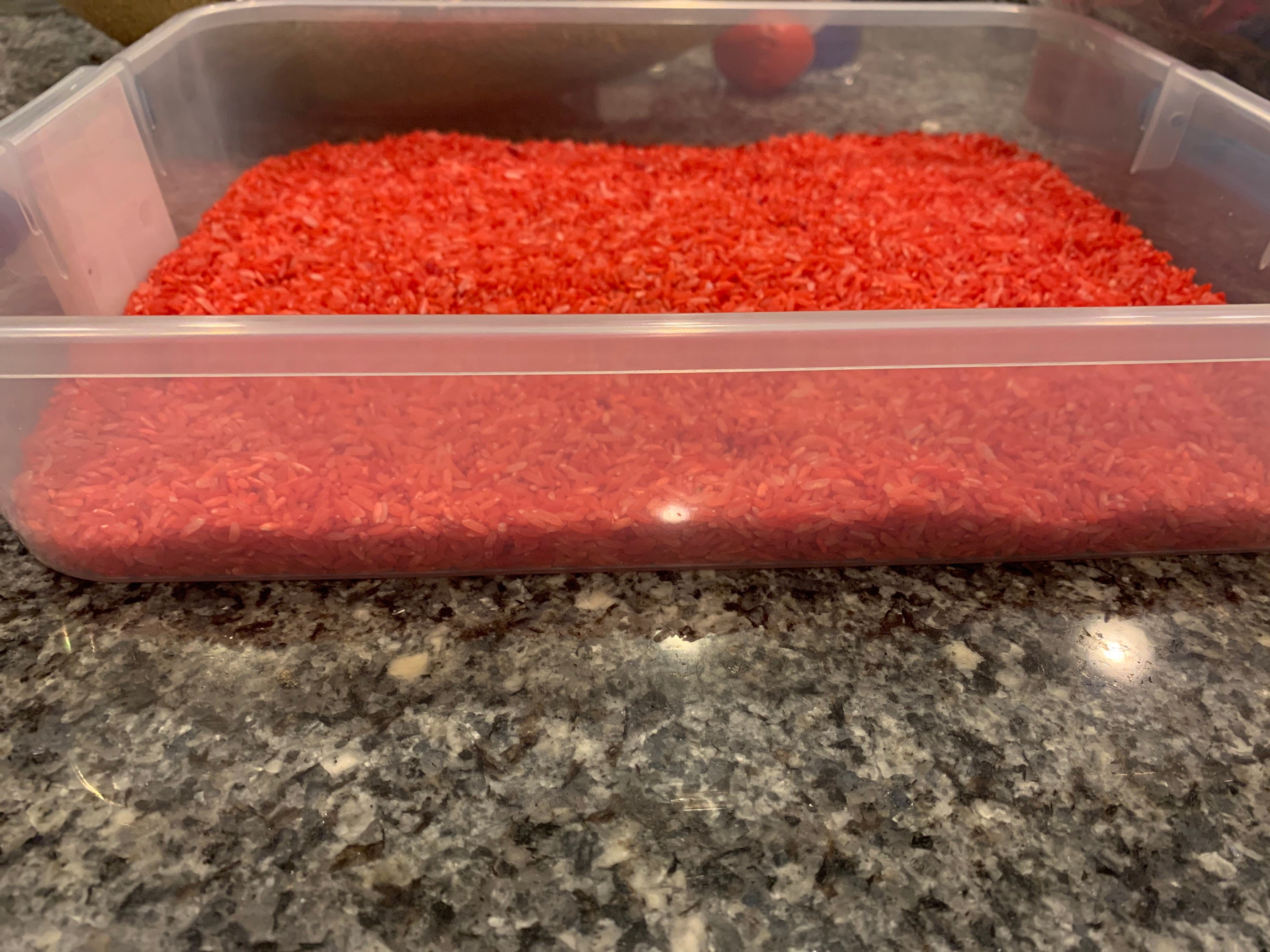 Rice Filler Sensory Bin Filler Sensory Bin Rice Colored - Etsy