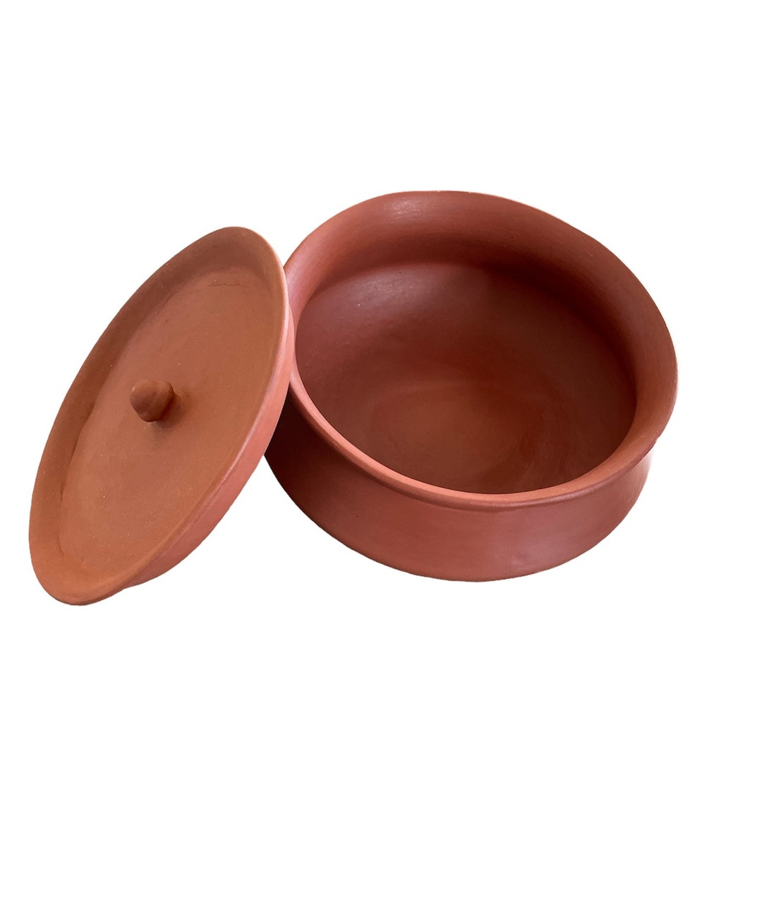 Clay Pot Biryani Pot With Cover Unglazed Terracotta Cookware, Earthen ...