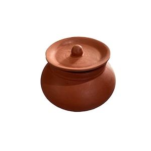 Clay Pot Serving Pot Cooking Pot Yogurt Pot With Cover Unglazed ...